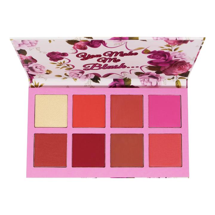 Platinum Roseate 8 Colour Professional Blusher and Highlighter Palette ...